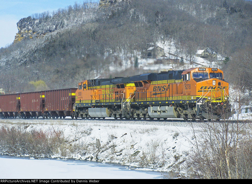 BNSF 6278, BNSF's St.Croix Sub.